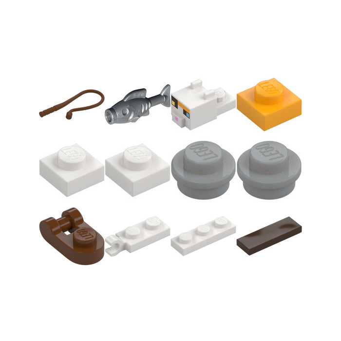 LEGO Minecraft Advent Calendar 2025 Set 21280-1 Subset Day 8 - Calico ...