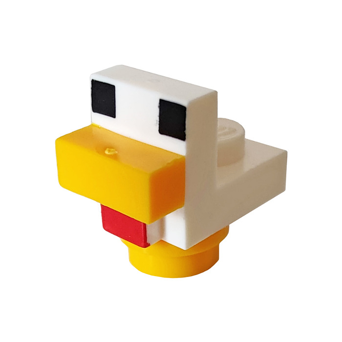 LEGO Minecraft Baby Chicken with Orange Feet | Brick Owl