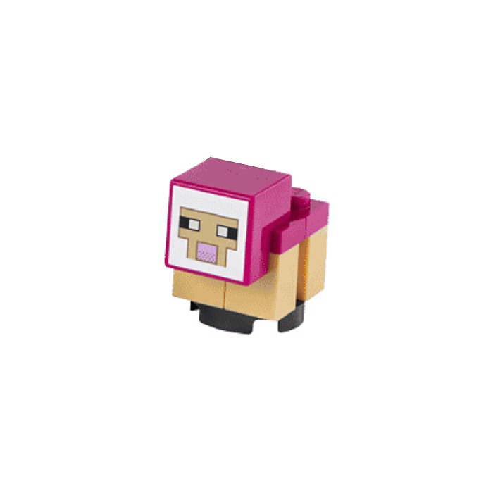 LEGO Minecraft Baby Sheep with Magenta Head | Brick Owl