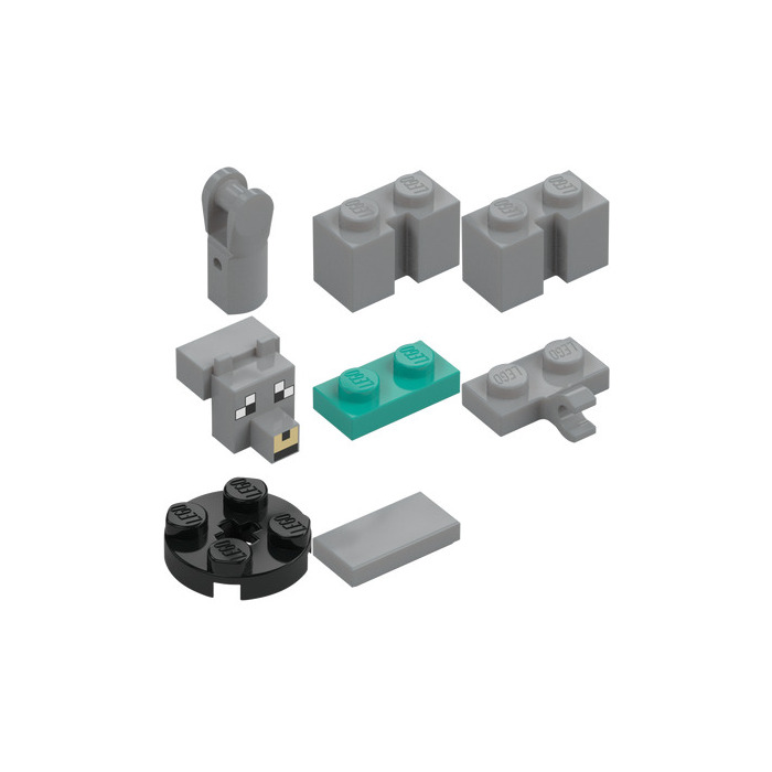 LEGO Minecraft Baby Wolf (Tamed) | Brick Owl - LEGO Marktplatz