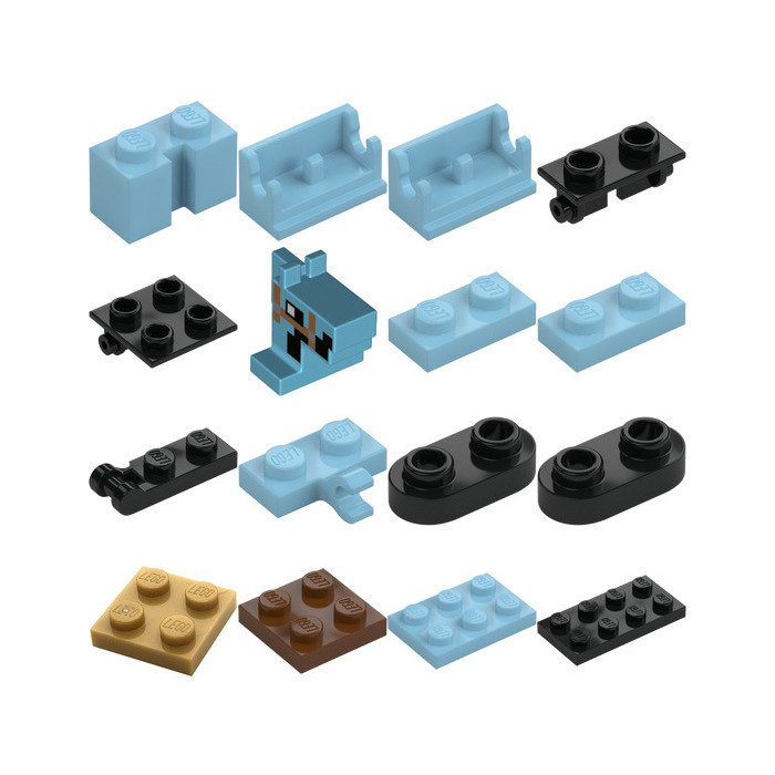 LEGO Minecraft Horse (Medium Azure) | Brick Owl - LEGO Marketplace