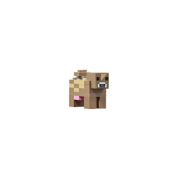 LEGO Minecraft Mooshroom (Dark Tan and Tan) | Brick Owl