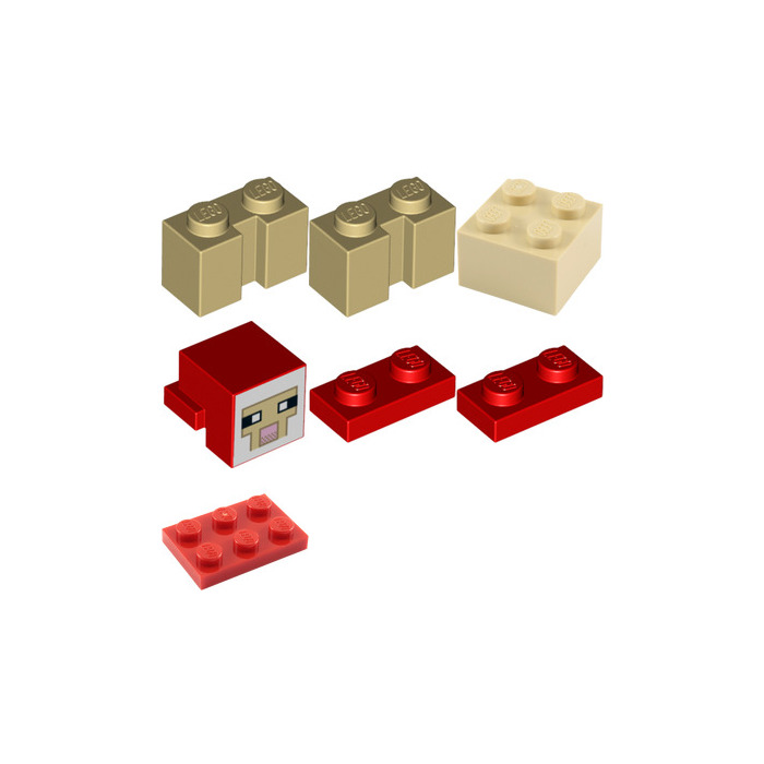 LEGO Minecraft Sheep - Sheared | Brick Owl - LEGO Marketplace