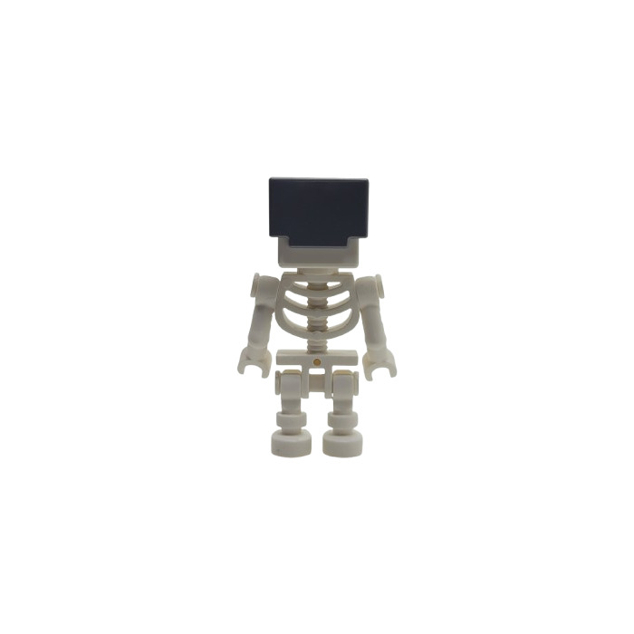 LEGO Minecraft Skeleton with Flat Silver Helmet Minifigure | Brick Owl ...