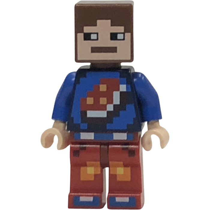 LEGO Minecraft Skin with Porkchop Shirt Minifigure | Brick Owl - LEGO ...