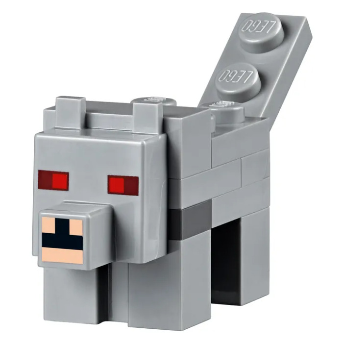 LEGO Minecraft Wolf (Angry) | Brick Owl