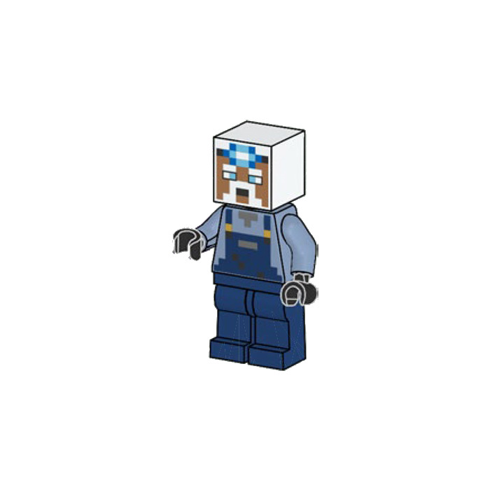 LEGO Miner with Dark Blue Overalls Minifigure | Brick Owl - LEGO ...