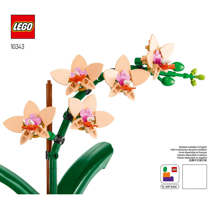LEGO Mini Orchid Set 10343 Instructions | Brick Owl - LEGO Marketplace