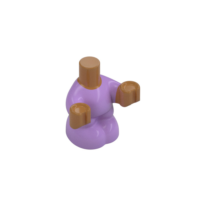 LEGO Minidoll Baby Body with Medium Lavender Outfit (111388) | Brick Owl