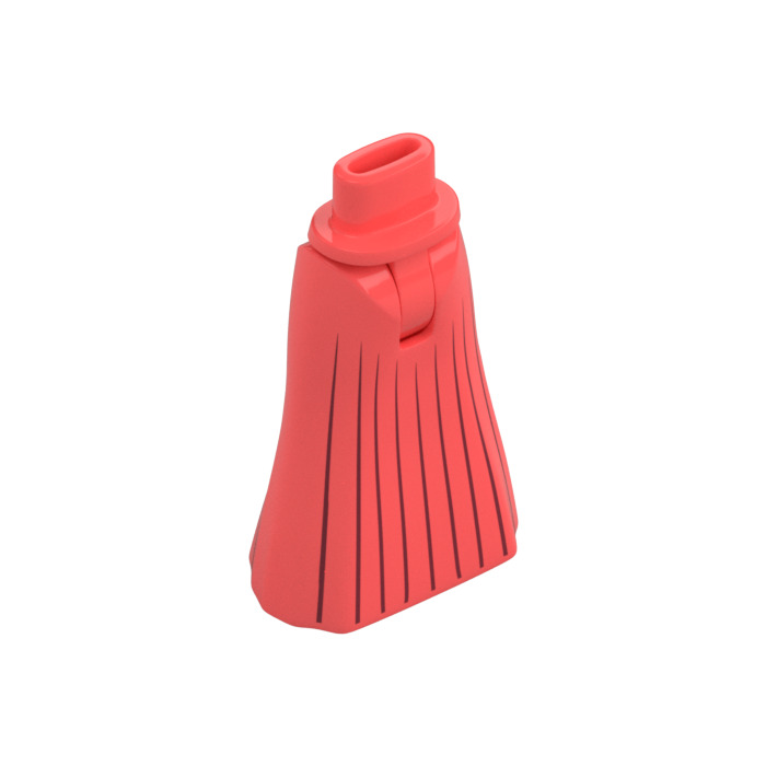 LEGO Minidoll Hip with Full Length Skirt with Black Lines (Thin Hinge ...