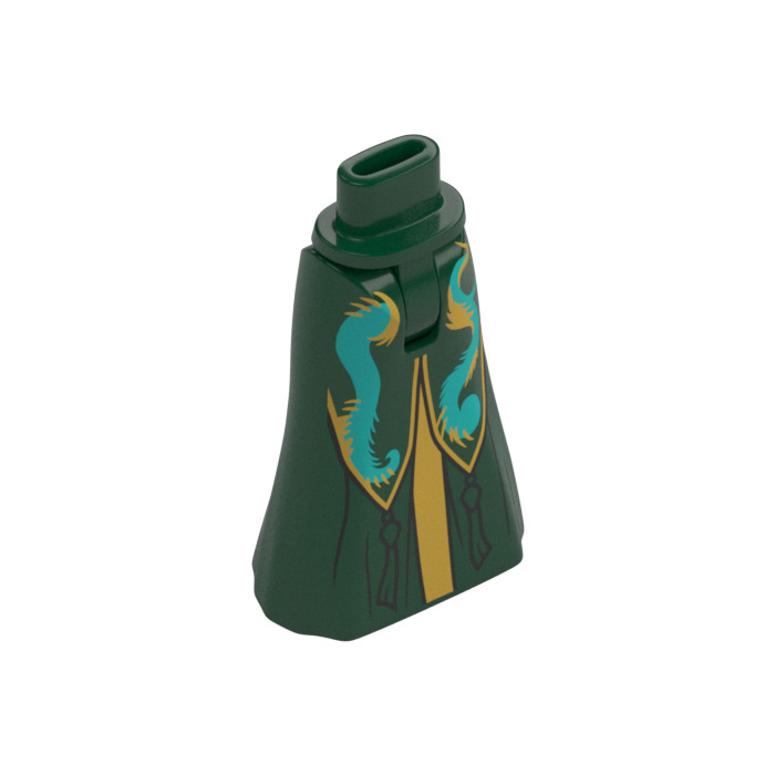 LEGO Minidoll Hip with Full Length Skirt with Gold Trim and Dark ...
