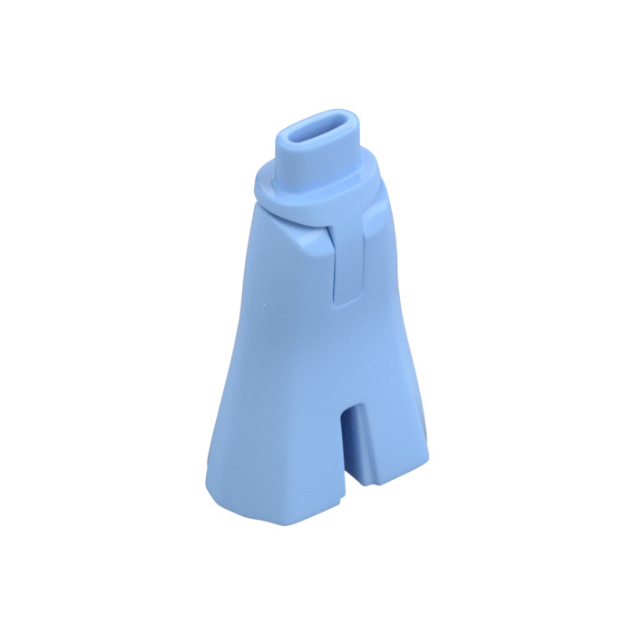 LEGO Minidoll Hip with Full Length Skirt with Light Blue Section with ...