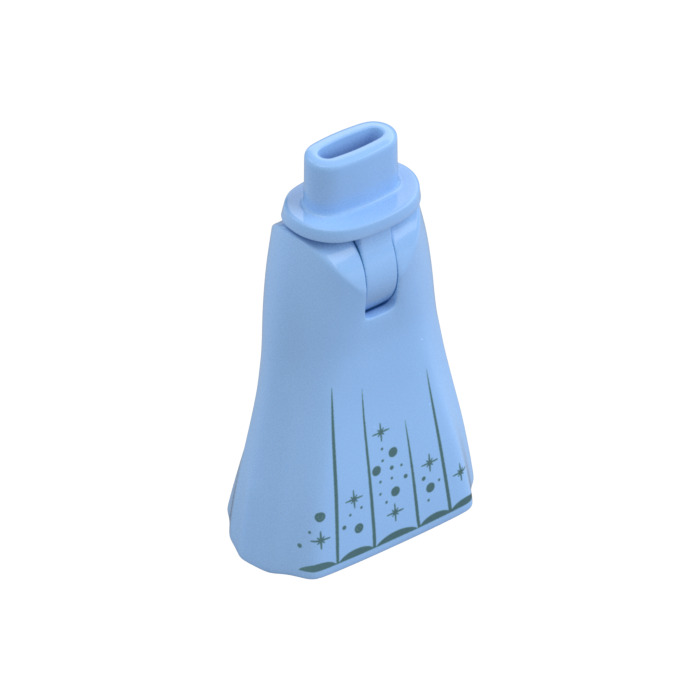 LEGO Minidoll Hip with Full Length Skirt with Light Blue Stars - Wendy ...