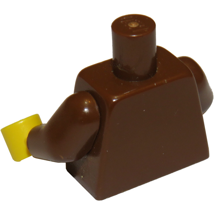 LEGO Minifig Castle Torso with Wolf in Shield with Red Border Pattern ...