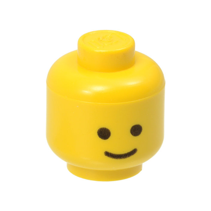 LEGO Minifig Head with Standard Grin (Solid Stud) (12656 / 55368 ...