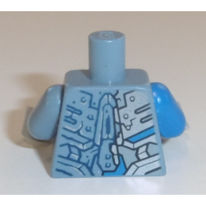LEGO Minifig Torso Clay with Dark Blue Falcon in Shield (973) | Brick ...
