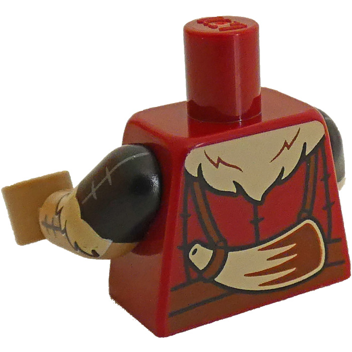 LEGO Minifig Torso Dwarf Barbarian (973 / 78568) | Brick Owl - LEGO ...