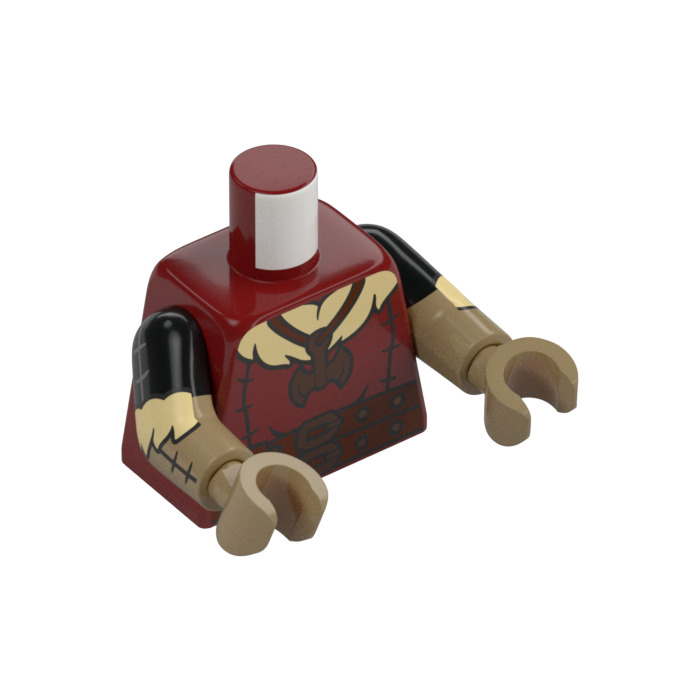 LEGO Minifig Torso Dwarf Barbarian (973 / 78568) | Brick Owl - LEGO ...