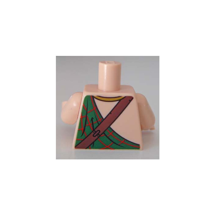 LEGO Minifig Torso Tartan with Batman Logo, with Arms and Hands Light ...