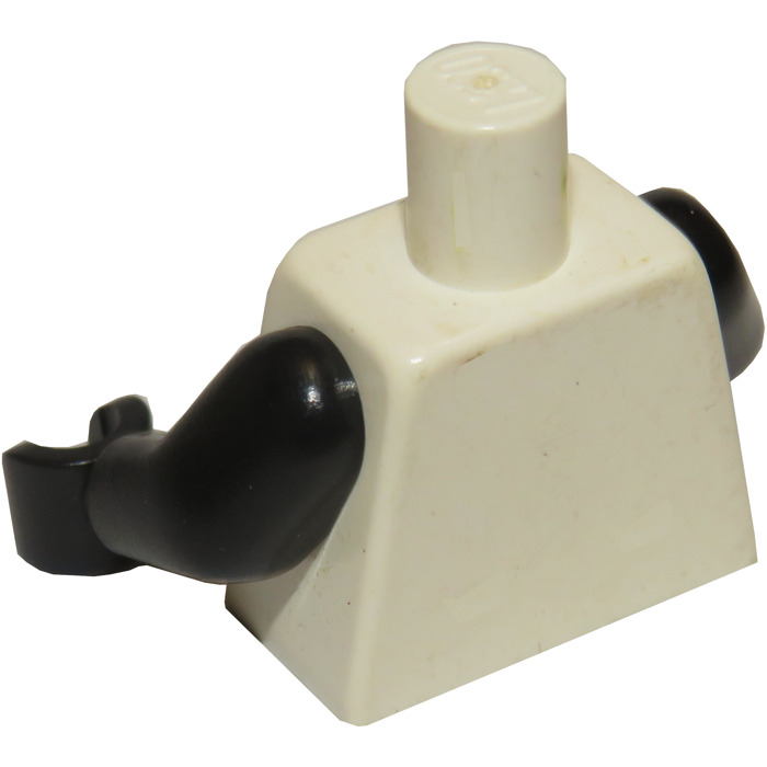 LEGO Minifigurine Torse avec Blacktron II design, Noir Bras et Noir ...