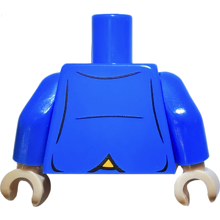 LEGO Minifig Torso with Blue Coat and Orange Vest (Bilbo Baggins) (973 ...