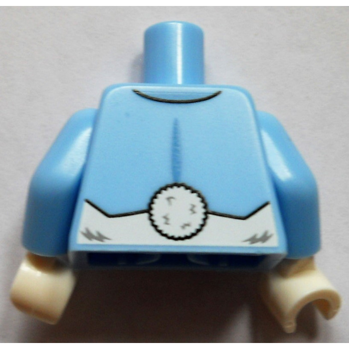 LEGO Minifig Torso with Bright Light Blue Suit Jacket (973) | Brick Owl ...