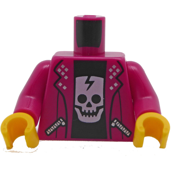 LEGO Minifig Torso with Jolly Roger and 'TOUR' on Back (973) | Brick ...