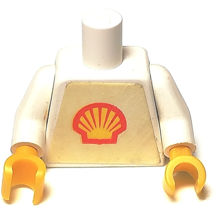 LEGO Minifig Torso with Shell Logo Sticker (973) | Brick Owl - LEGO ...