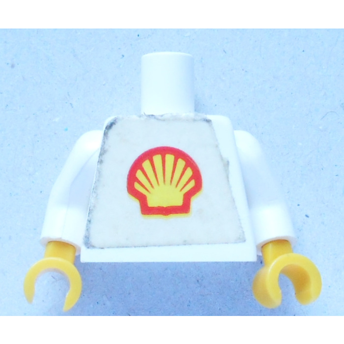 LEGO Minifig Torso with Shell Logo Sticker (973) | Brick Owl - LEGO ...