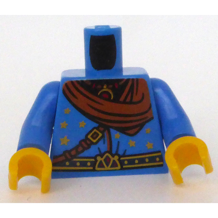 LEGO Minifig Torso with Skirt with Gold Stars, Belt and Scarf (973 ...