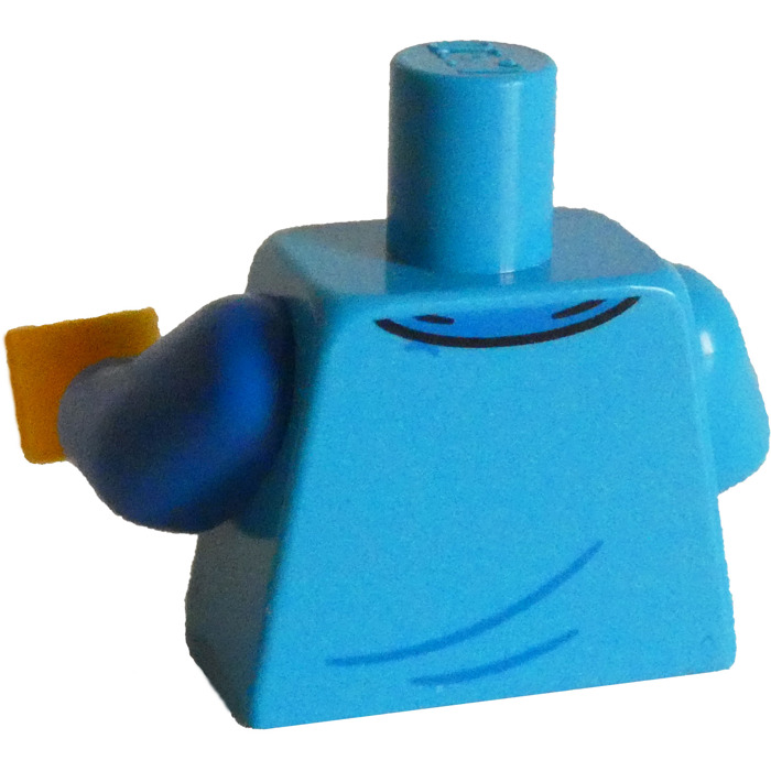 LEGO Minifig Torso with Sweatshirt with Pocket and Blue Collar (973 ...