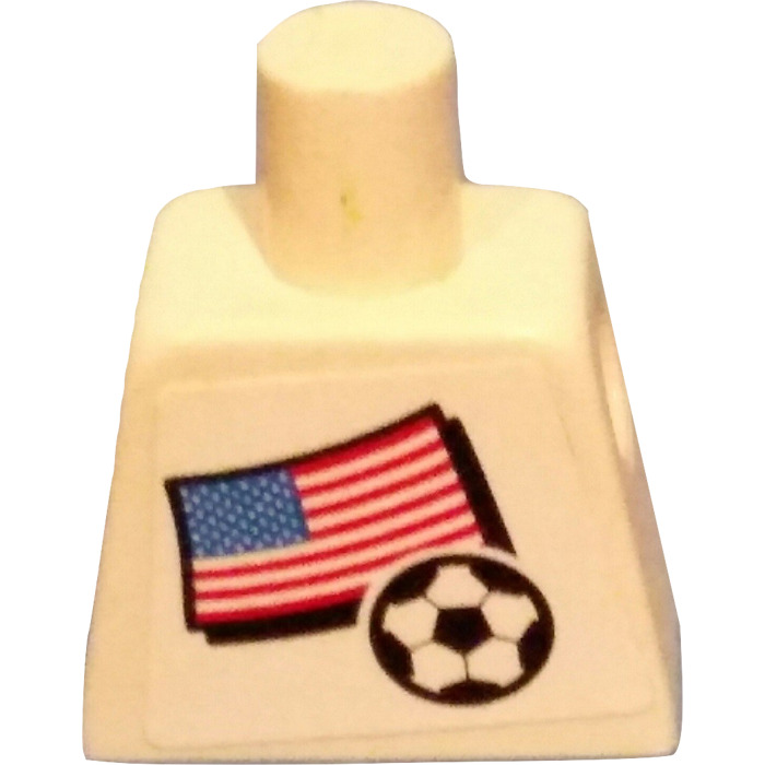LEGO Minifig Torso with USA Soccer Field Player and Number 2 | Brick ...