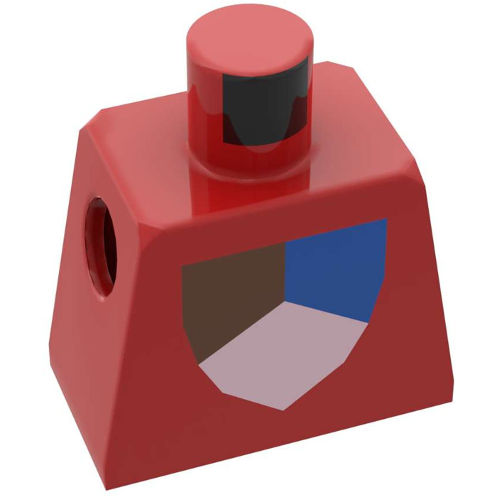 LEGO Minifig Torso without Arms with Classic Tri-Colored Shield (973 ...