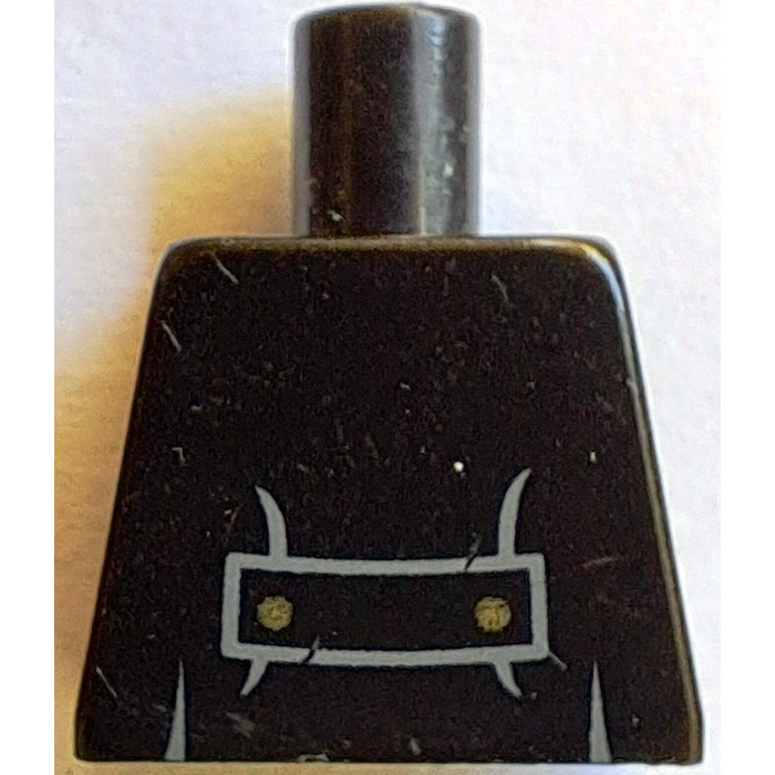LEGO Minifig Torso without Arms with Formal Jacket and Gold Pocket ...