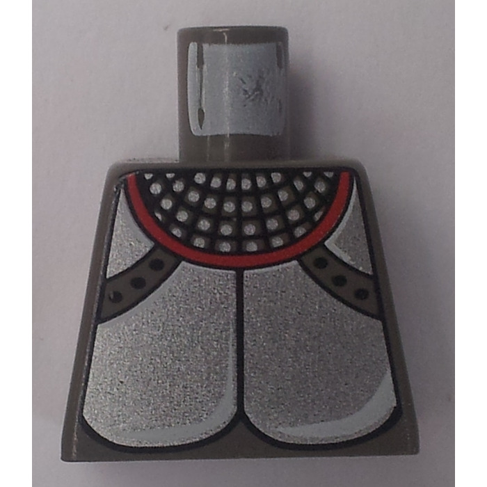 레고 미니피겨 팔이 없는 몸통 , 은색 Breastplate 및 Chainmail (973) | Brick Owl - LEGO ...