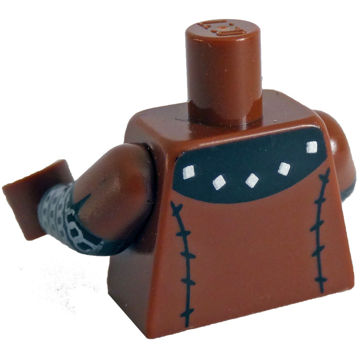 LEGO Minifig Torso Wolfpackmaster (3814 / 78568) | Brick Owl