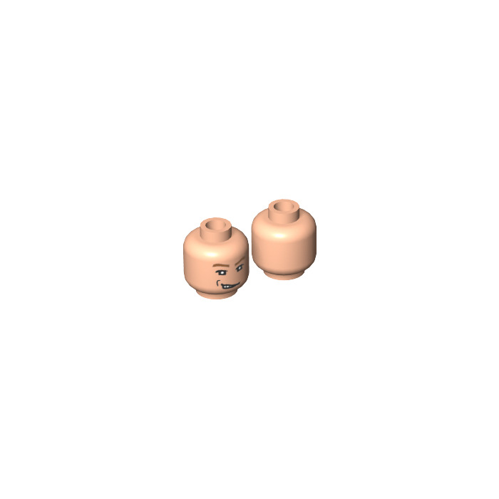 LEGO Minifigure Head Smirking with Right Dimple (3626 / 60129) | Brick Owl