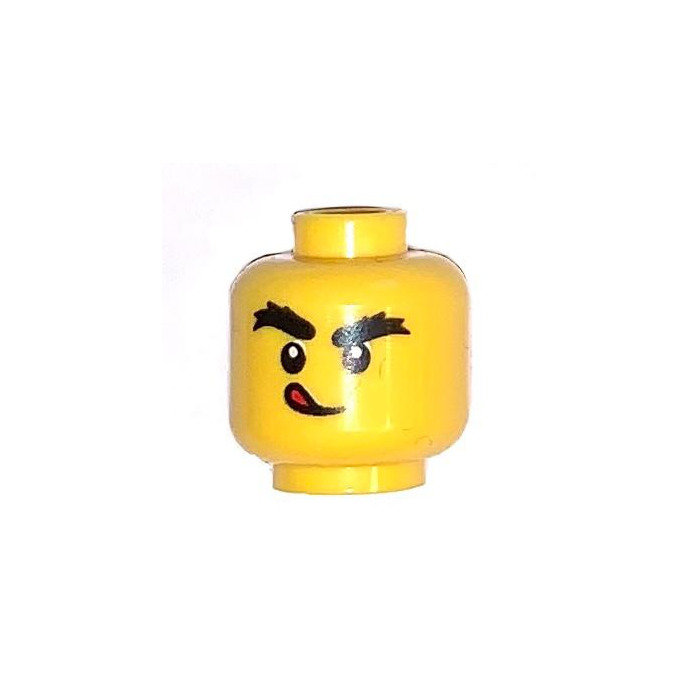 LEGO Minifigure Head with blowing Cheeks (3626) | Brick Owl - LEGO ...