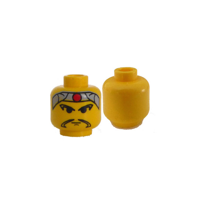 LEGO Minifigure Head with Decoration (Safety Stud) (3626) | Brick Owl ...