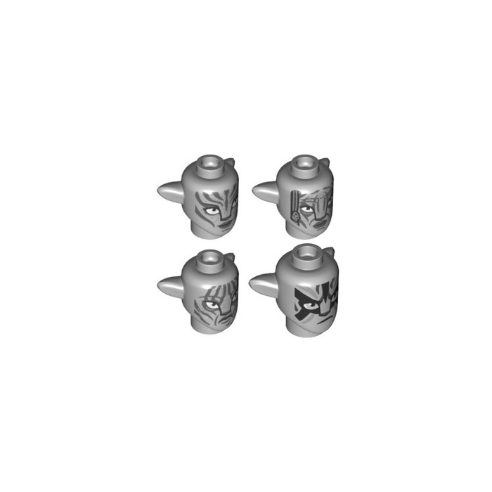 LEGO Minifigure Head with Ears | Brick Owl - LEGO Marketplace