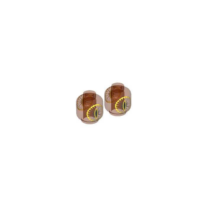 LEGO Minifigure Head with Eye of Sauron Decoration (3626 / 14909 ...