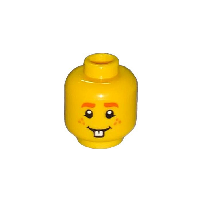 LEGO Minifigure Head with Freckles and Buckteeth (3626) | Brick Owl