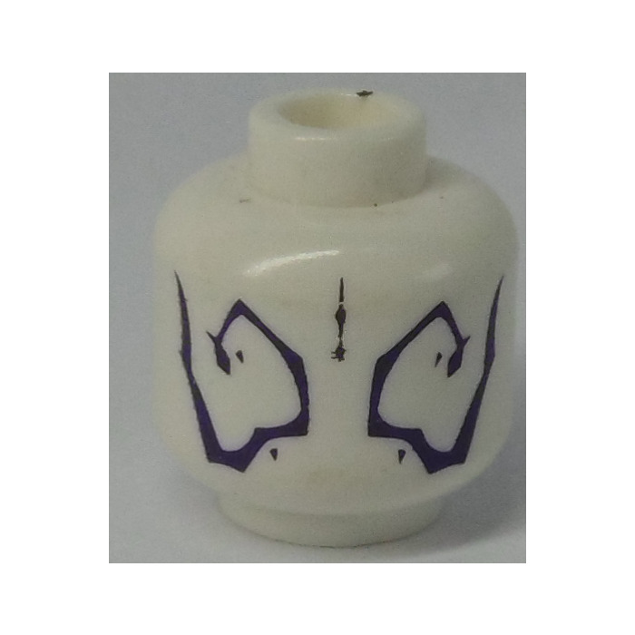 LEGO Minifigure Head with Purple Patterns on Face (3626 / 63563 ...