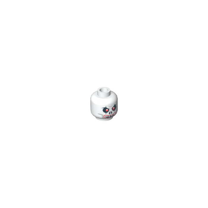 LEGO Minifigure Head with Red Lips and Eyes (93900 / 94266) | Brick Owl