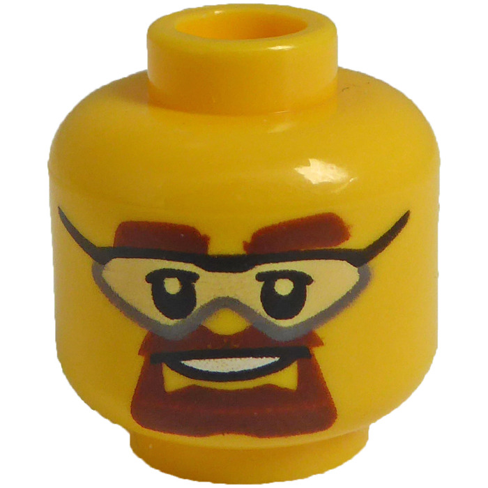 LEGO Minifigure Head with Safety Goggles (3626 / 10158) | Brick Owl ...