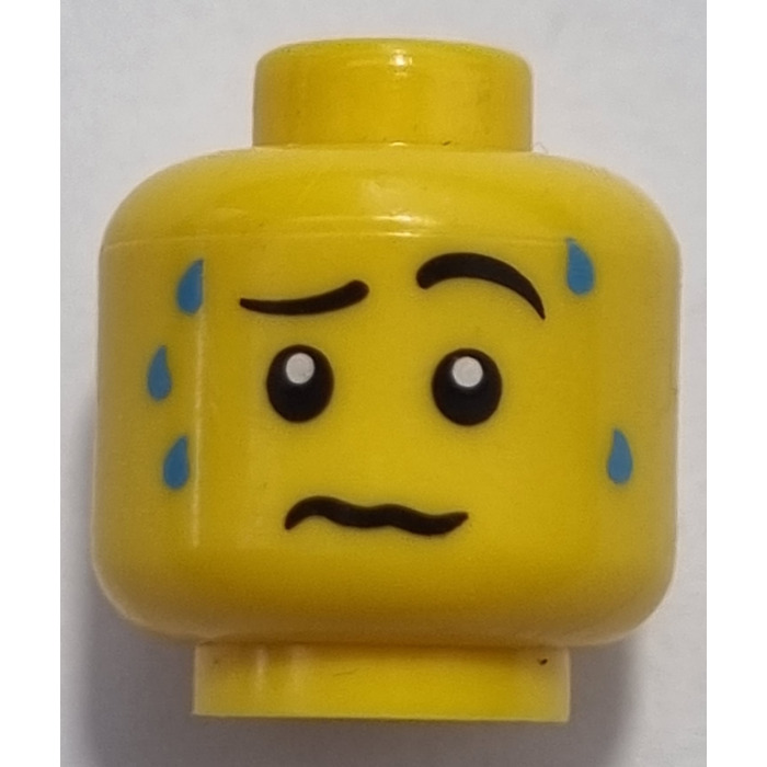 LEGO Minifigure Head Worried with Sweat Drops (15200 / 93418) | Brick ...