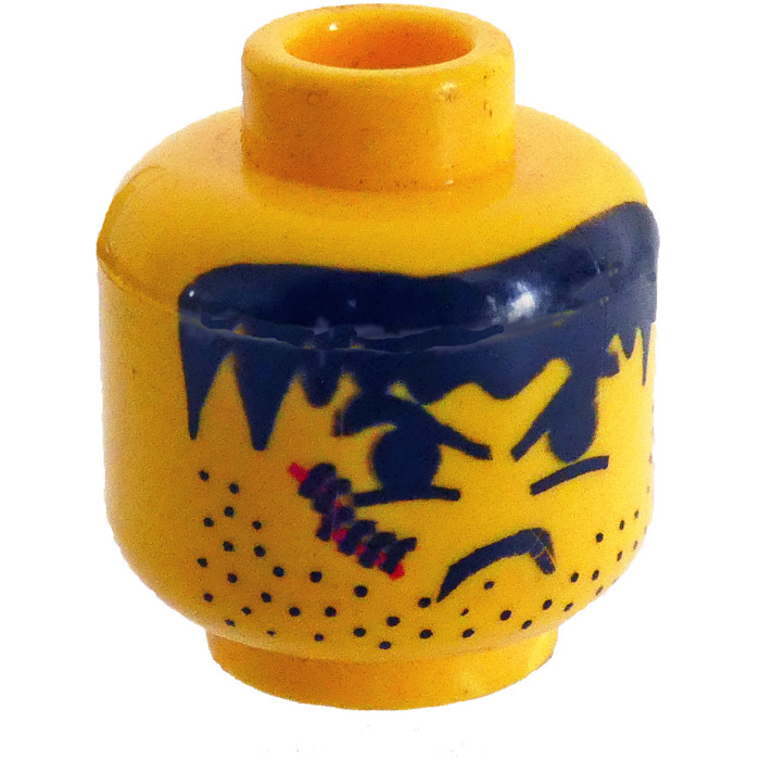 LEGO Minifigure Headnwith Stubbles and Scar (3626) | Brick Owl - LEGO ...