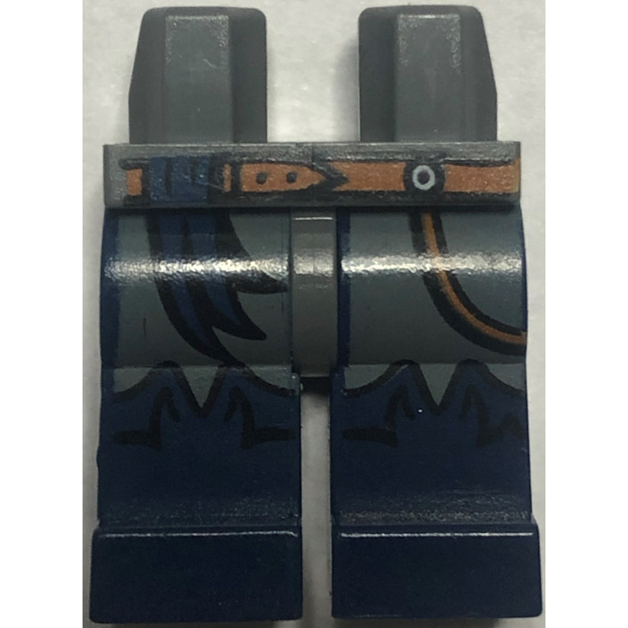 LEGO Minifigure Hips and Legs with Belt, Sash and Pirate Boots (3815 ...