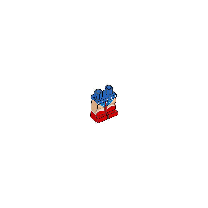 LEGO Minifigure Hips and Legs with White Stars (11826 / 70127) | Brick Owl
