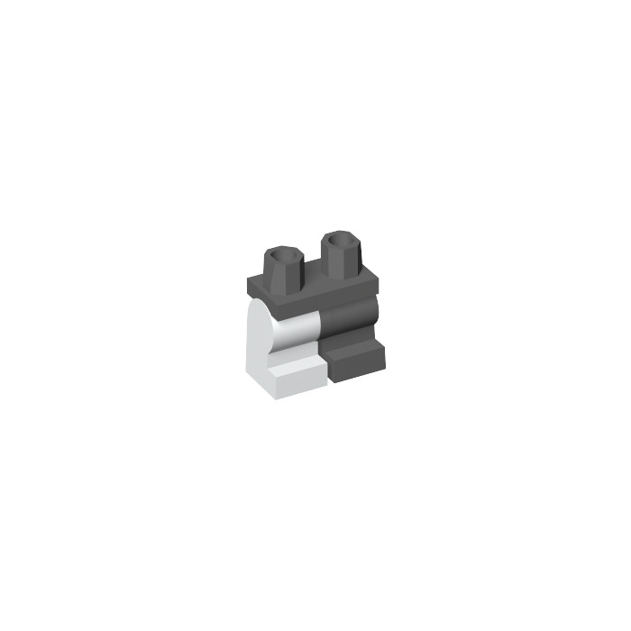 LEGO Minifigure Medium Legs with Right Leg in Plaster Cast (37364 / ...